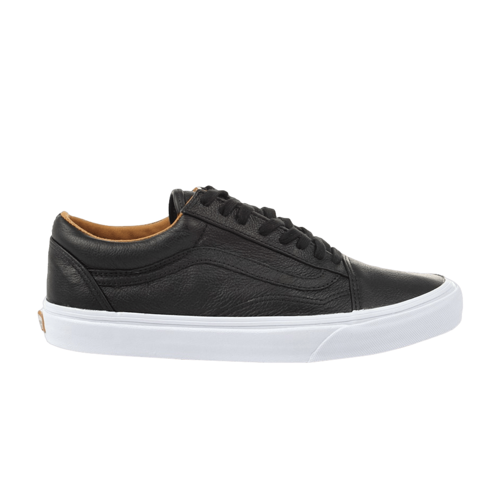 Old Skool Premium Leather 'Black' - Vans - VN000ZDFEW9 | GOAT
