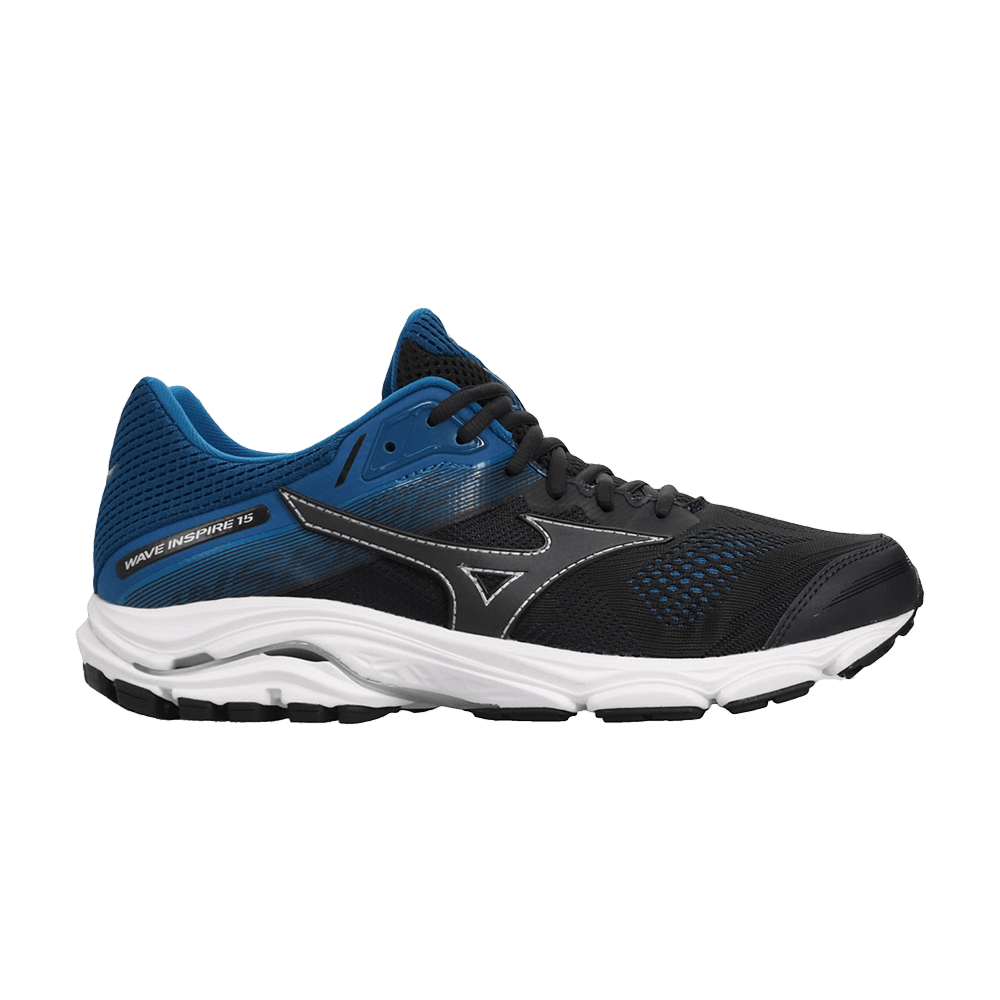 Wave Inspire 15 Super Wide 'Black Blue' - Mizuno - J1GC194521 | GOAT