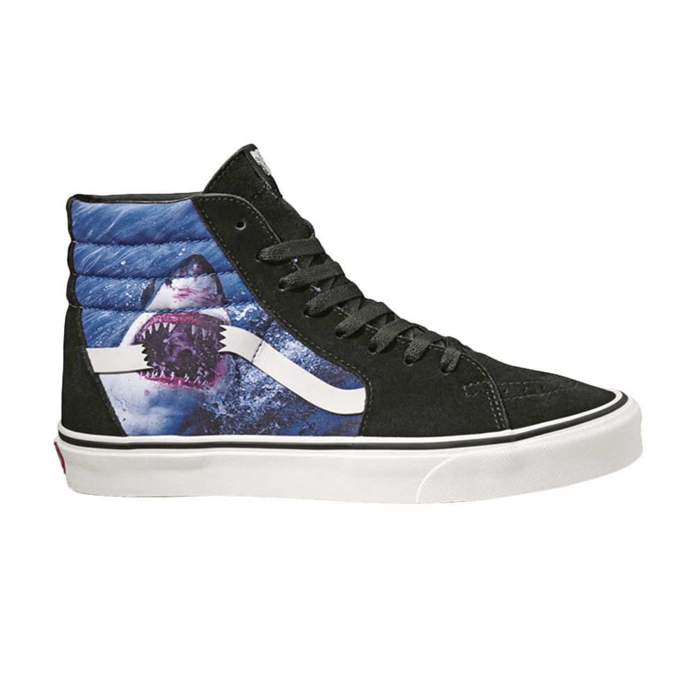 Shark Week x Sk8-Hi 'Black Blue' - Vans - VN0A4BV6XKC | GOAT