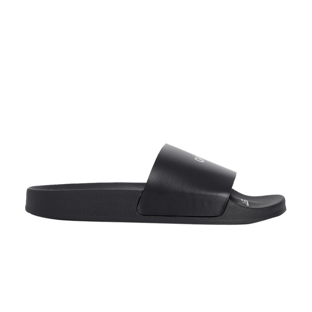 OFF-WHITE Sliders 'Black' - Off-White - OMIA088E19C220501001 | GOAT