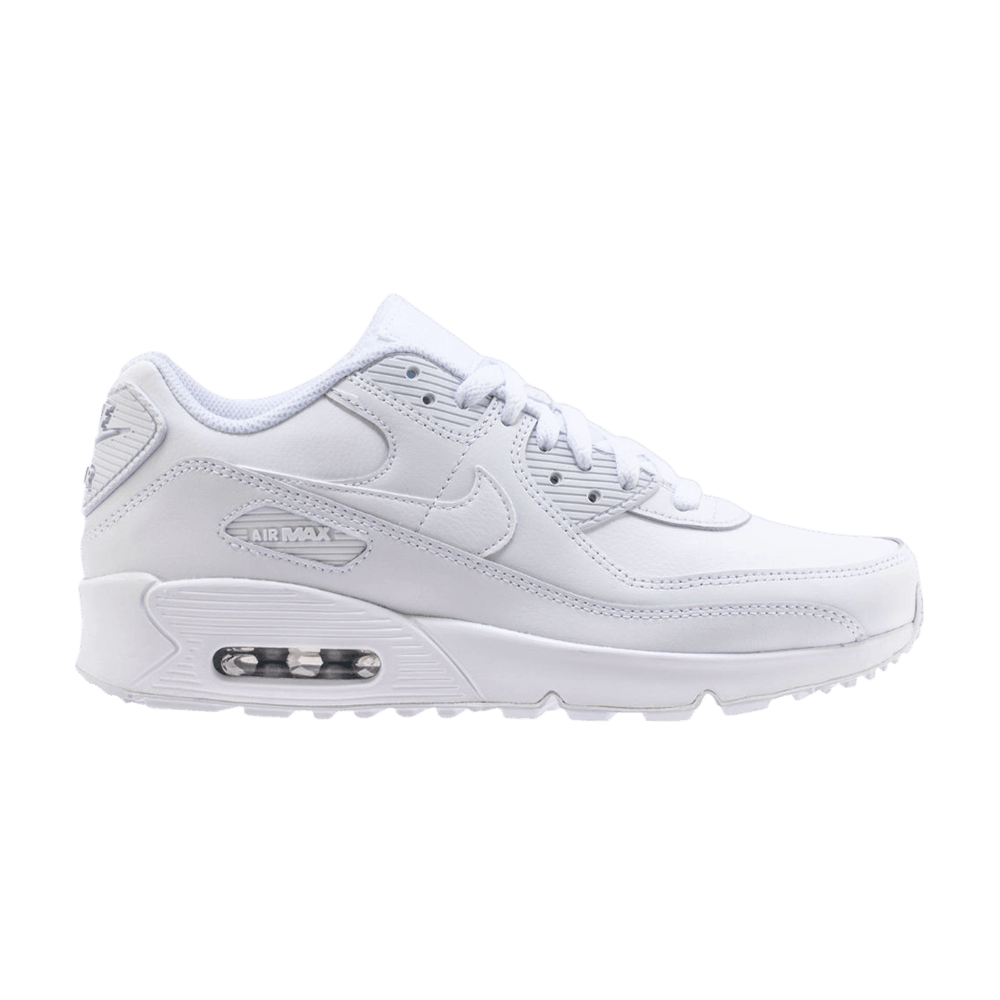 Air Max 90 Leather GS 'White' - Nike - CD6864 100 | GOAT
