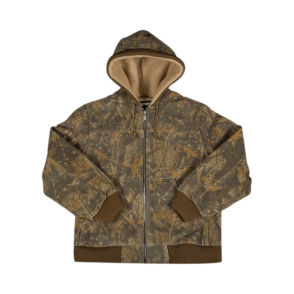 30％割引ブラック系 M値引きする Supreme Hooded Suede Work Jacket パーカー トップスブラック系m Ota