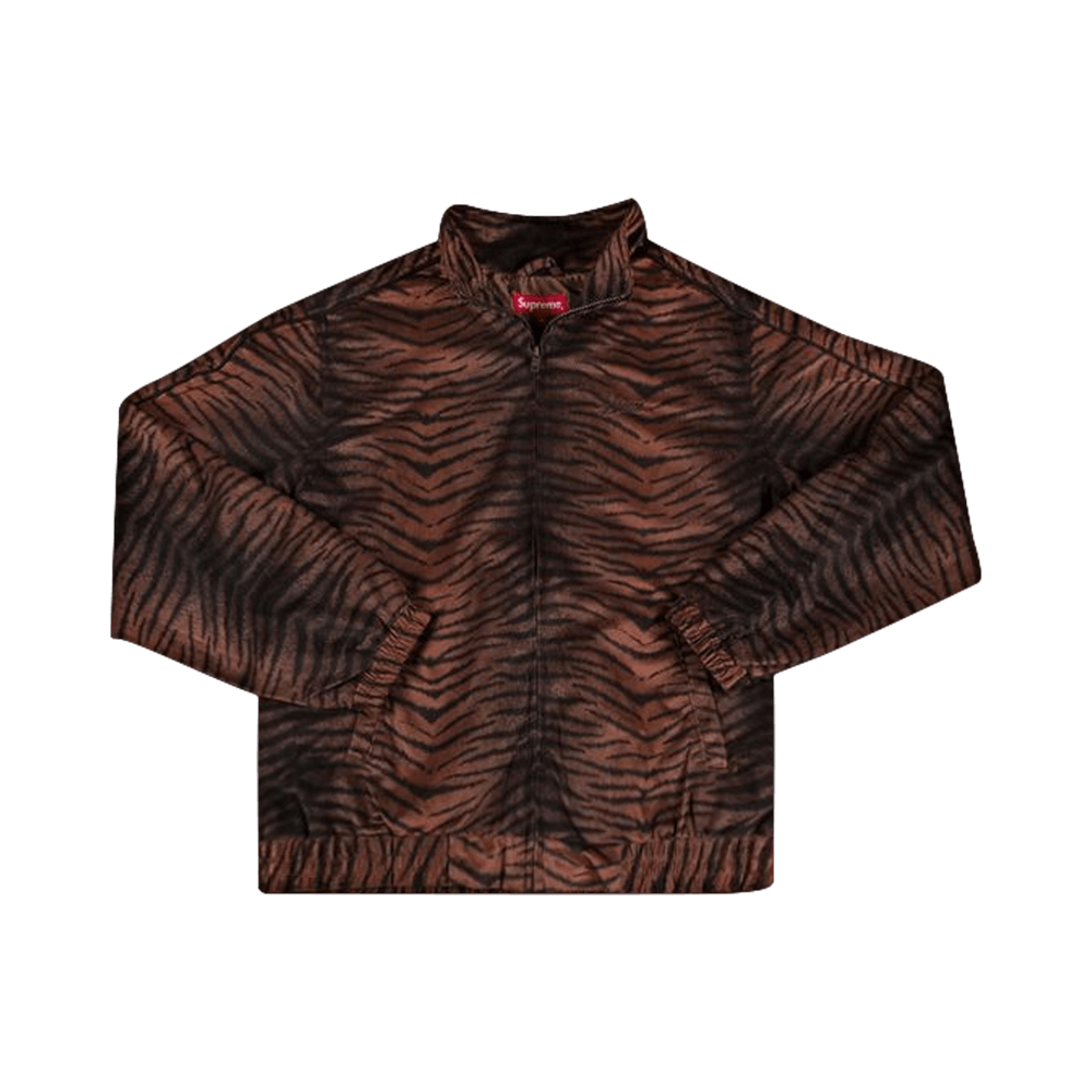 Supreme Tiger Stripe Track Jacket 'Brown' - Supreme - SS18J32 BROWN | GOAT