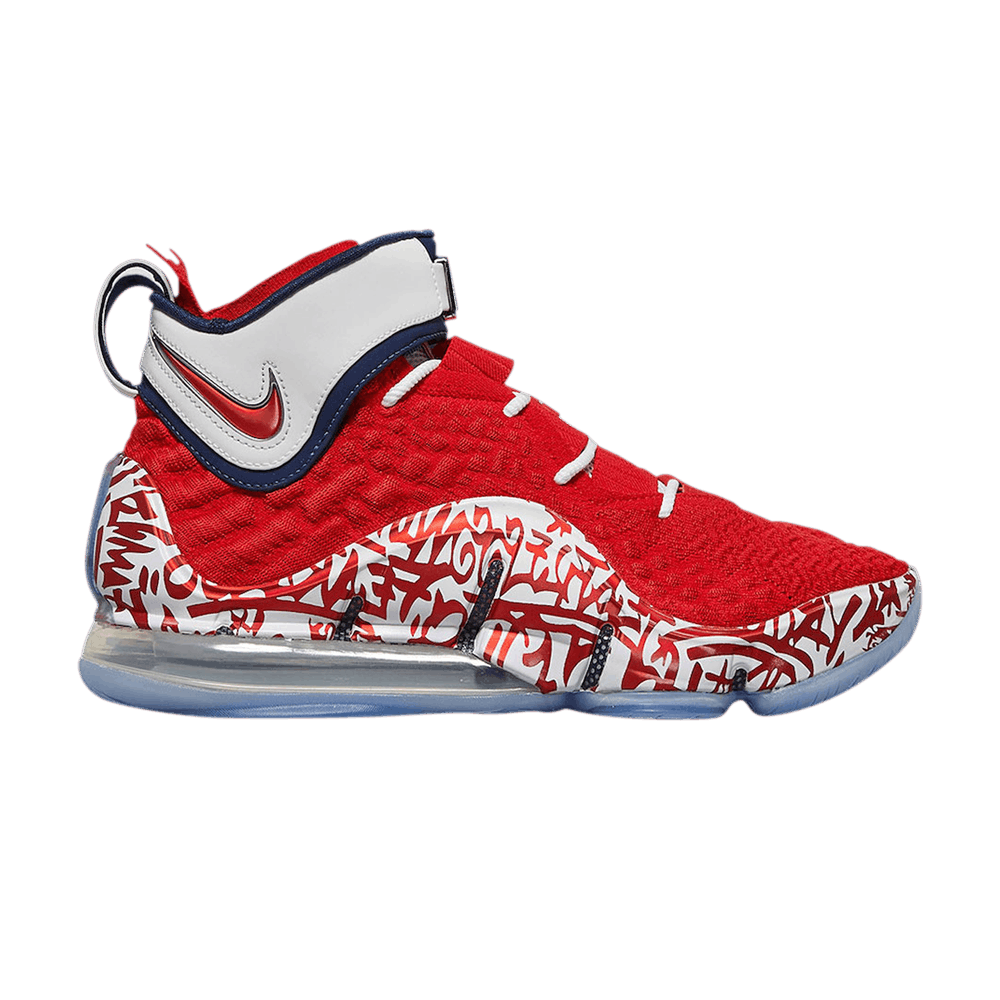 LeBron 17 'LeBron 4 Red Graffiti' - Nike - CT6047 600 | GOAT