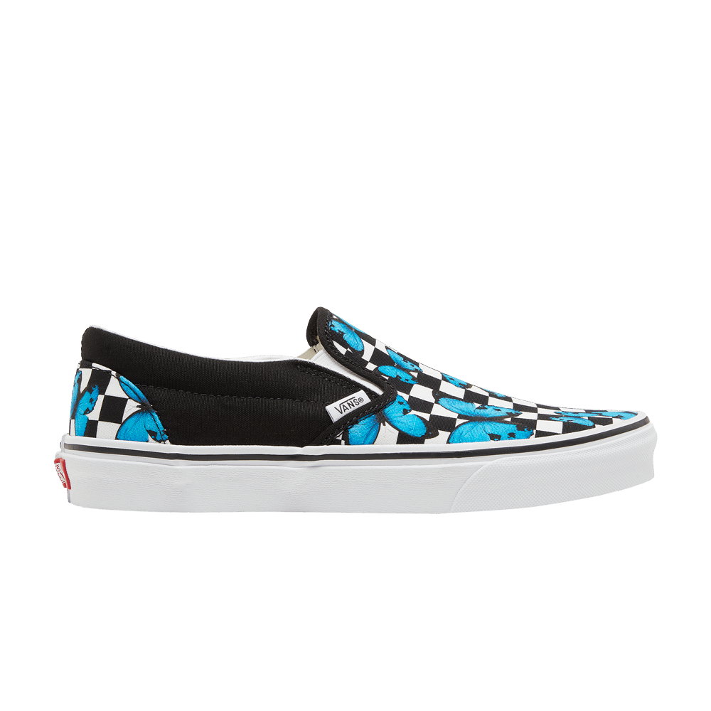 Vans Classic Slip-On Butterfly Checkerboard Price in India | Culture Circle