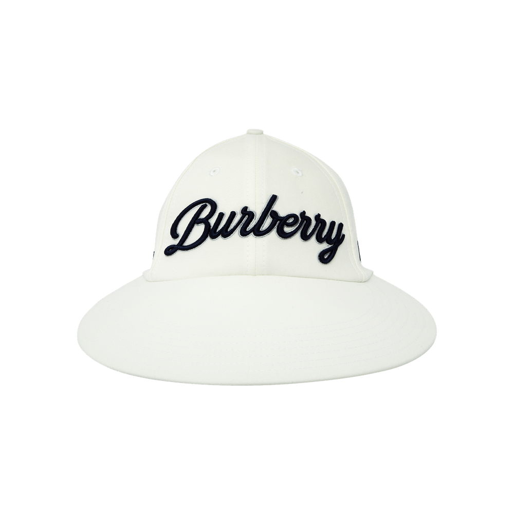 Buy Burberry Varsity Logo Wide Peak Cap 'Optic White Buy Burberry Varsity Logo Wide Peak Cap 'Optic White
