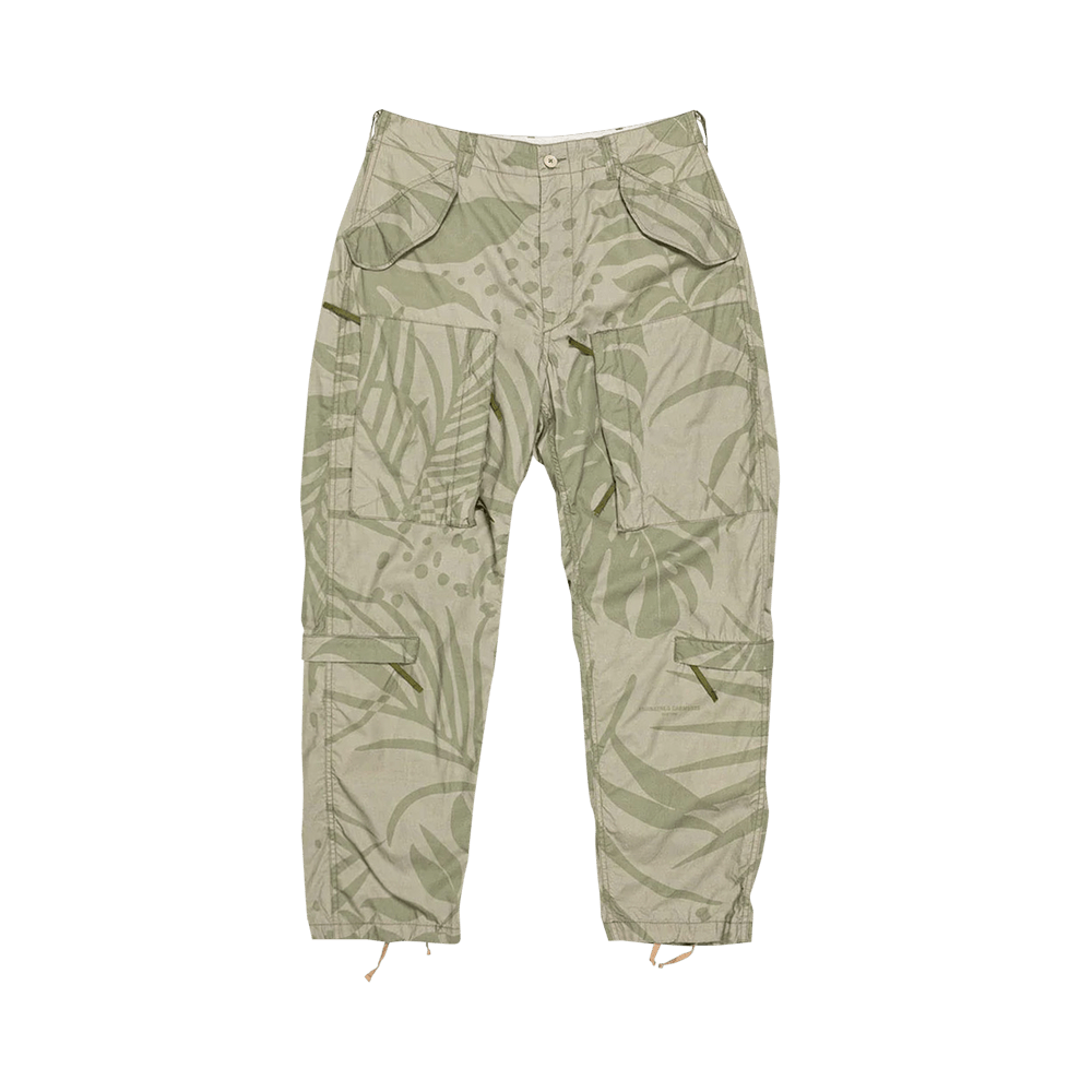Buy Engineered Garments Aircrew Pant 'Khaki/Olive Leaf Print Buy Engineered Garments Aircrew Pant 'Khaki/Olive Leaf Print