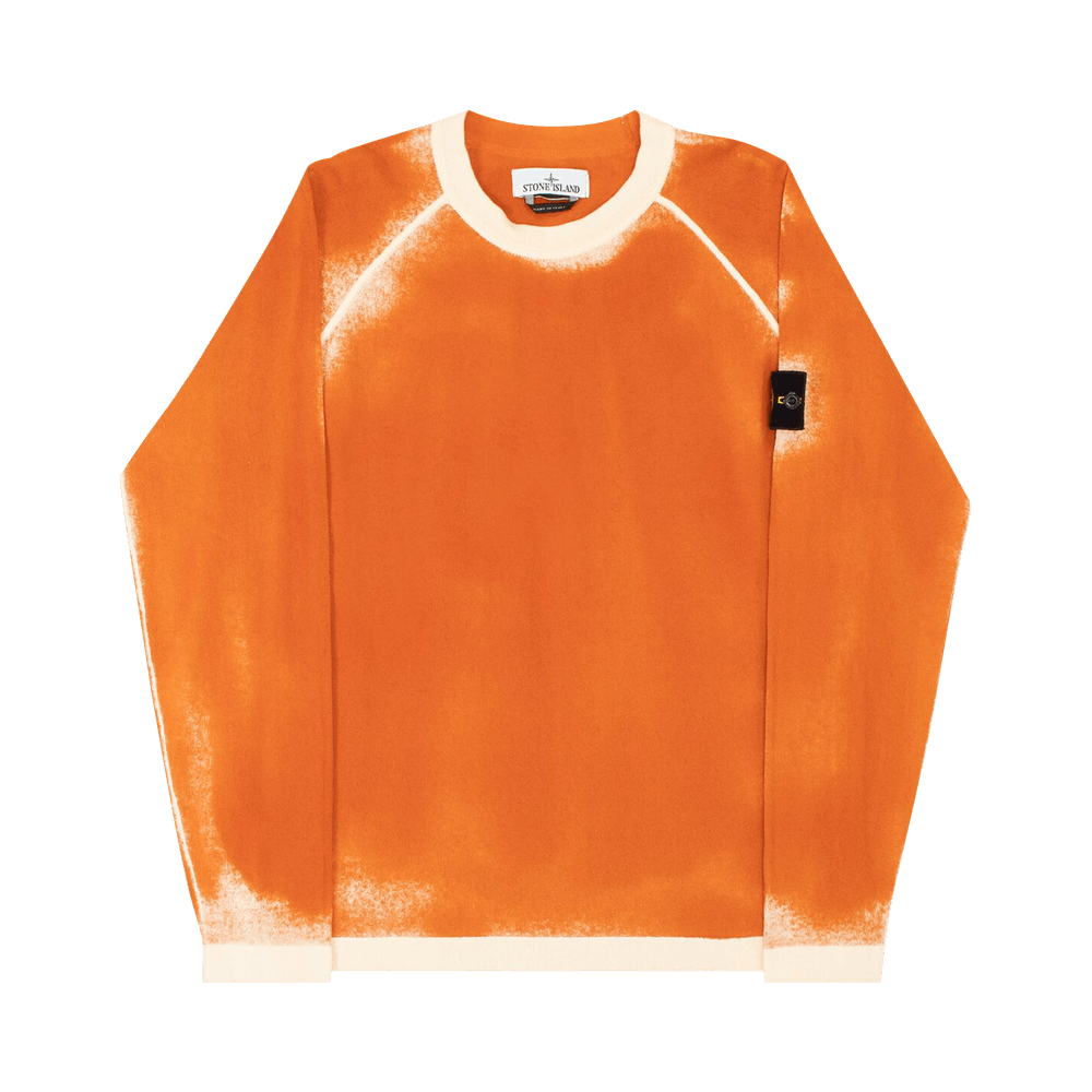 Buy Stone Island Logo Crewneck Sweater 'Sienna' - 7815525D9 Buy Stone Island Logo Crewneck Sweater 'Sienna' - 7815525D9