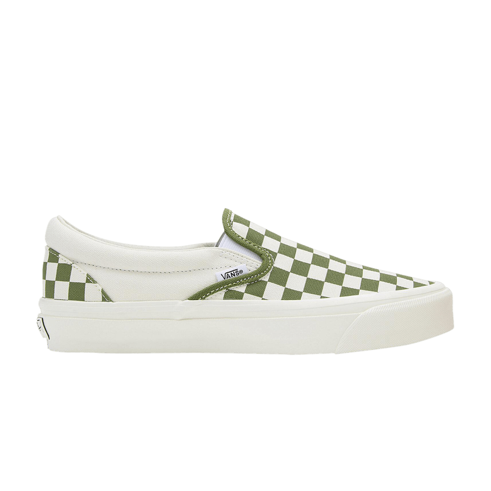Buy Vans Premium Slip-On 98 'Checkerboard - Pesto Green
