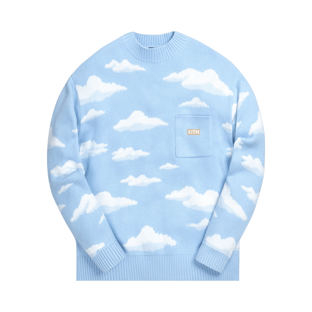 Kith For The Simpsons Cloud Intarsia Sweater Blue Price in India ...