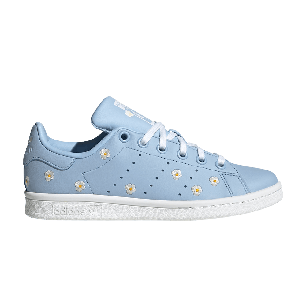 Buy Stan Smith J Floral Embroidery Clear Sky IG6992 GOAT CA