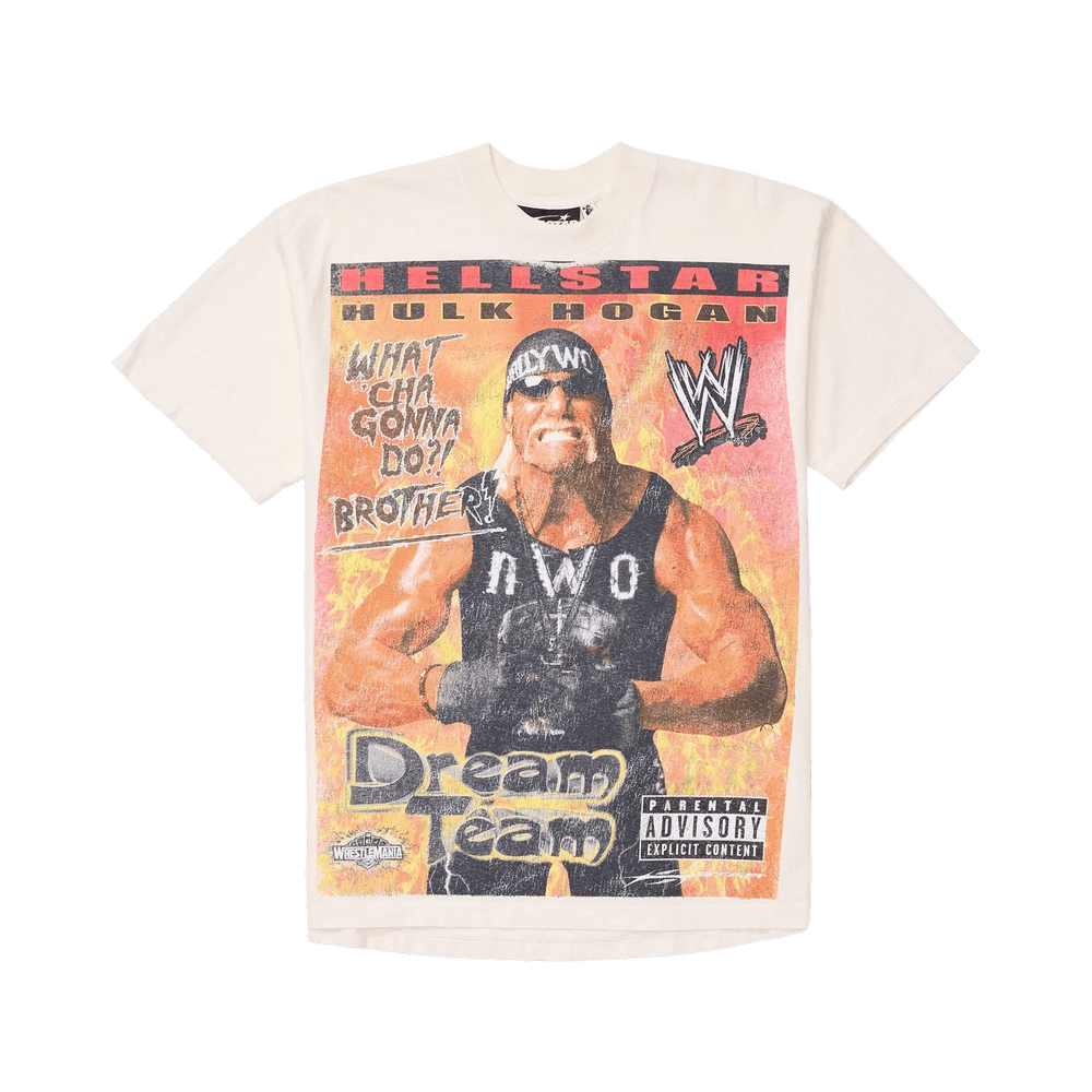 Hellstar X Wwe Hulk Hogan T-Shirt 'white' Price in India | Culture Circle