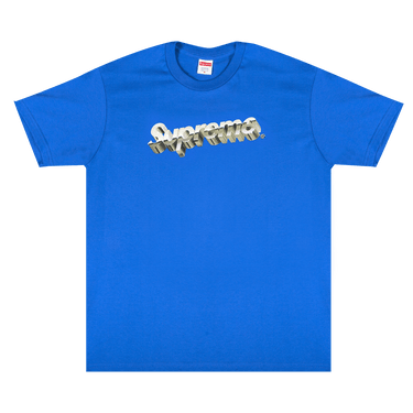 Supreme chrome logo tee store