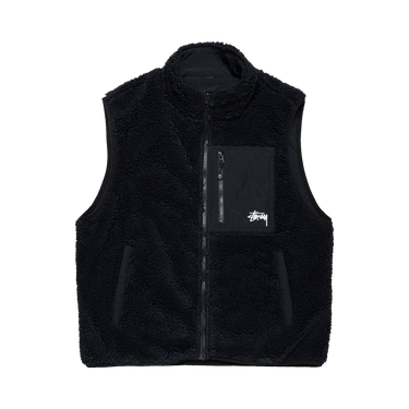 Buy Stussy Sherpa Reversible Vest 'Black' - 118528 BLAC | GOAT Buy Stussy Sherpa Reversible Vest 'Black' - 118528 BLAC | GOAT