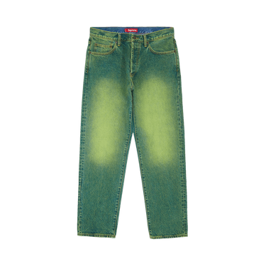 Buy Supreme Regular Jean 'Overspray Green' - FW23P31 Buy Supreme Regular Jean 'Overspray Green' - FW23P31