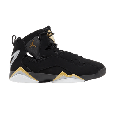 jordan true flight black and gold mens