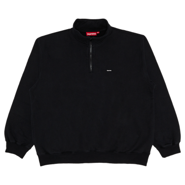 Buy Supreme Small Box Half Zip Pullover 'Black' - SS25SW6 Buy Supreme Small Box Half Zip Pullover 'Black' - SS25SW6