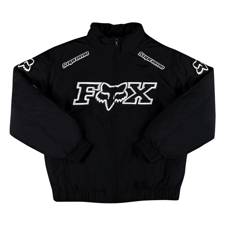 Buy Supreme x Fox Racing Puffy Jacket 'Black' - FW20J10 BLACK | GOAT