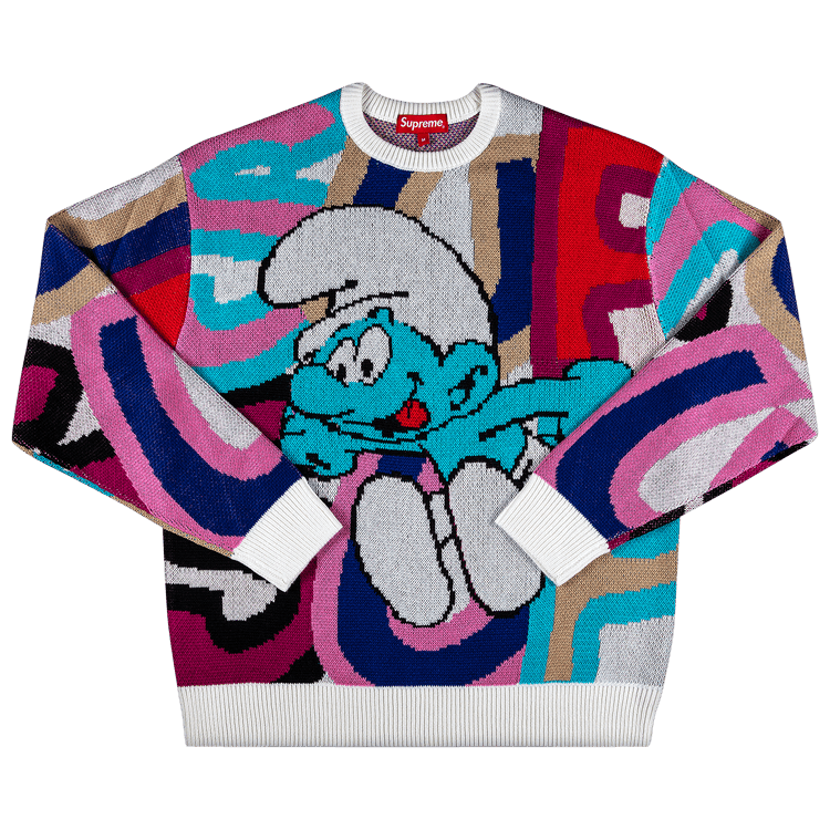 Supreme x Smurfs Sweater 'White' | GOAT