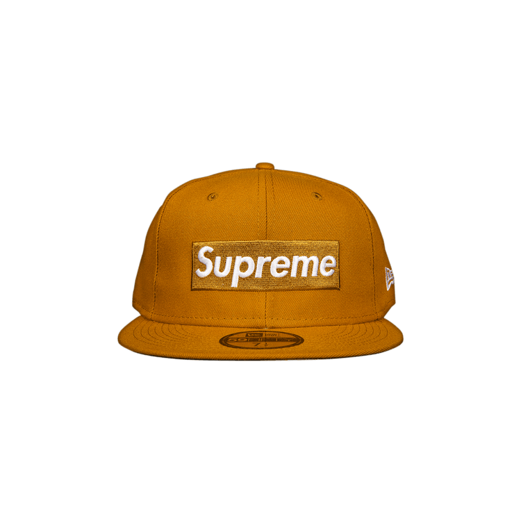 Supreme x New Era Champions Box Logo Hat 'Wheat' | GOAT