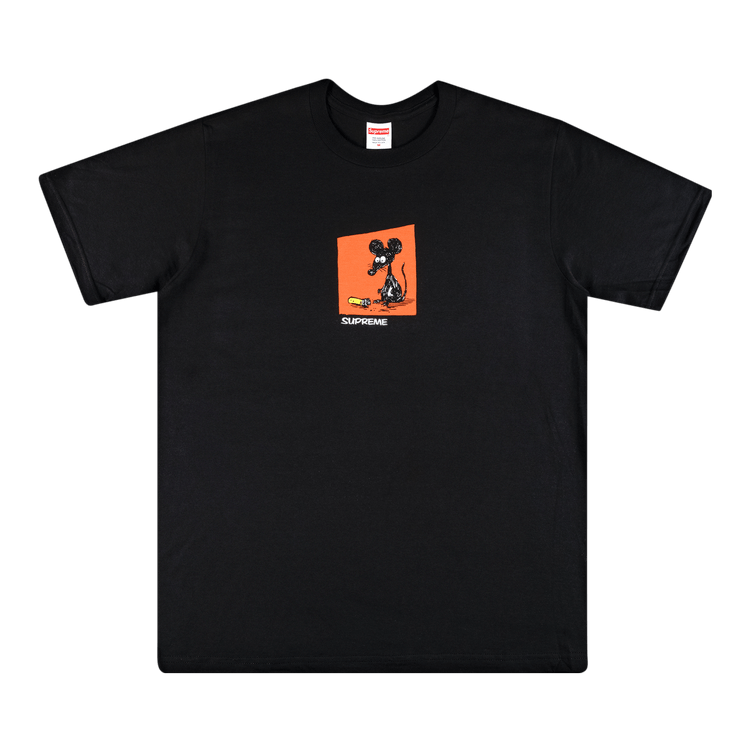 Supreme Mouse Tee 'Black' | GOAT