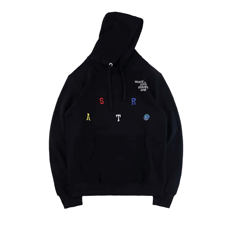 Cactus Jack by Travis Scott Astroworld Lollapalooza Hoodie 'Black' | GOAT