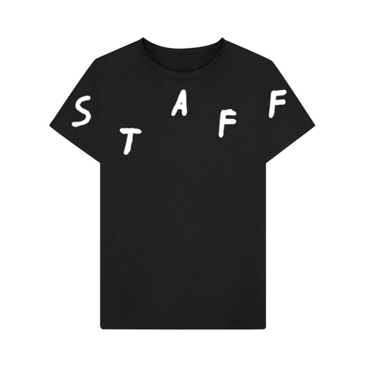 Cactus Jack by Travis Scott Astrofest Staff 2019 T-Shirt 'Black' | GOAT