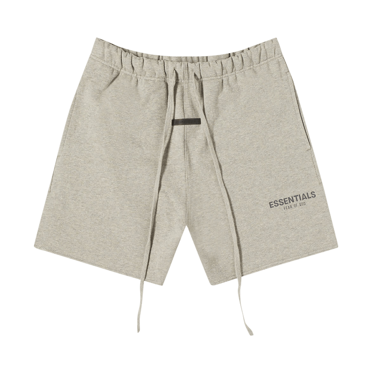 Buy Fear of God Essentials Sweat Shorts 'Heather Oat' - 0160 25050 0106 ...