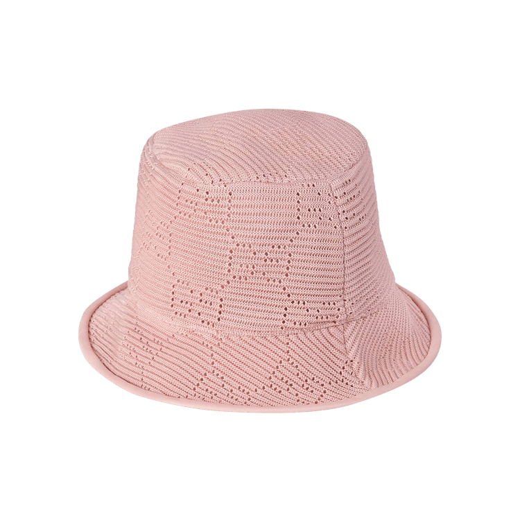 Gucci GG Cable Knit Fedora 'Pink' | GOAT