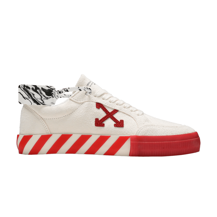 Buy Off-White Vulc Sneaker Low 'White Red' - OMIA085R21LEA002 0125 | GOAT