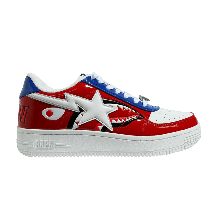 Buy Bapesta Low 'Shark Face - Red' - 1H20191013 RED | GOAT