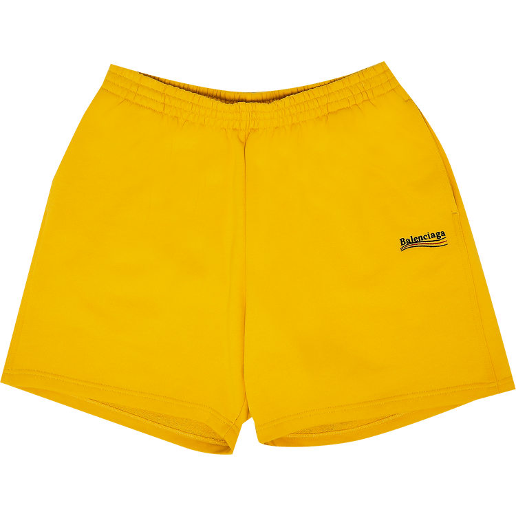 Balenciaga Sweat Shorts 'Yellow/Black/Red' | GOAT