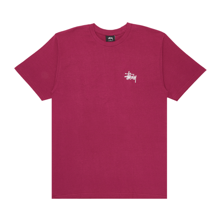 Stussy Basic Tee 'Grape' | GOAT