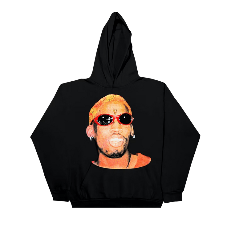 Buy Vlone x Rodman Airbrush Hoody 'Black' - 1020 100000106AH BLAC | GOAT UK