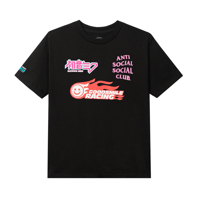 Buy Anti Social Social Club x Good Smile Racing Logo Tee 'Black' - ASSC ...