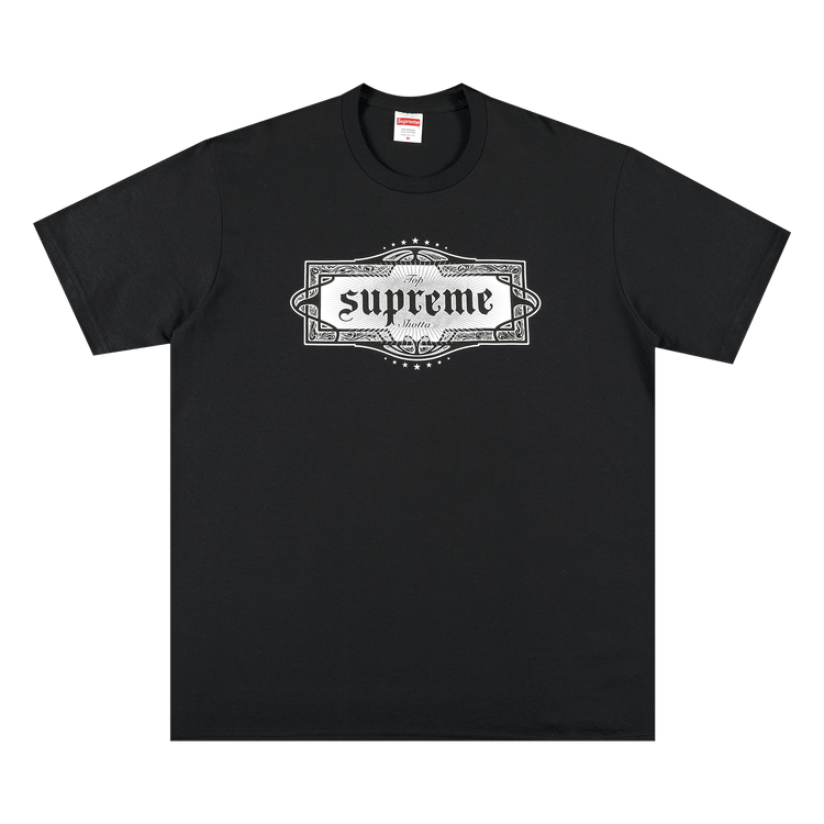 Buy Supreme Top Shotta Tee 'Black' - SS22T65 BLACK | GOAT