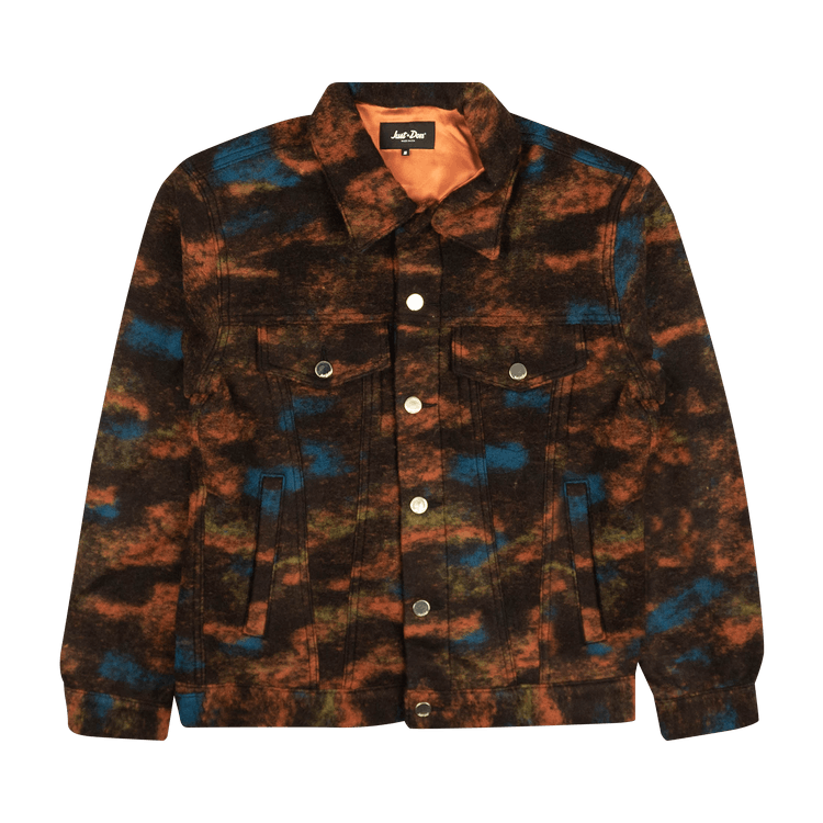 Just Don Jungle Trucker Jacket 'Orange' | GOAT
