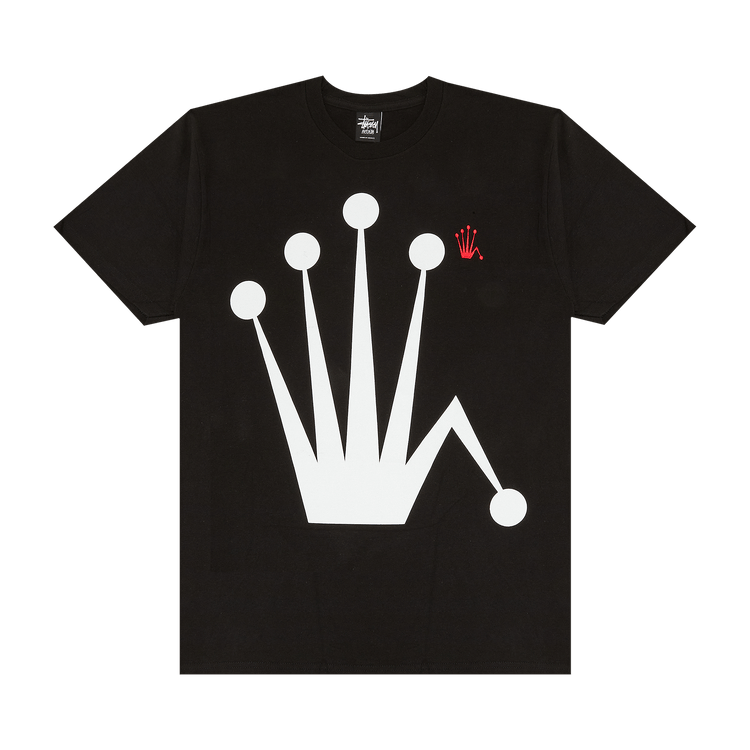 Stussy Big Crown Tee 'Black' | GOAT