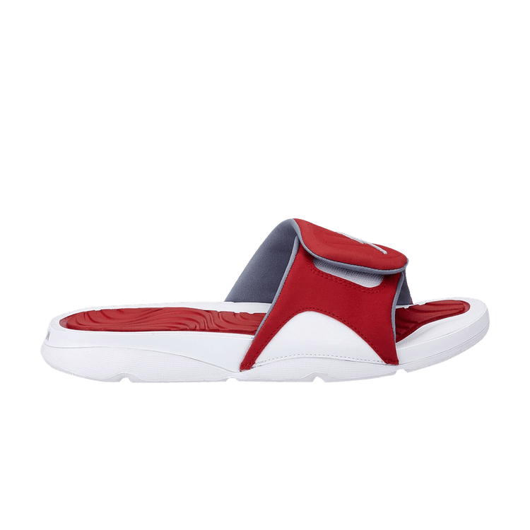 Buy Jordan Hydro 4 Slide 'White Gym Red' - 705163 116 | GOAT