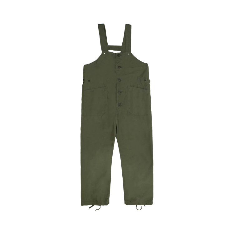 Engineered Garments Cotton Ripstop Overalls 'Olive' | GOAT