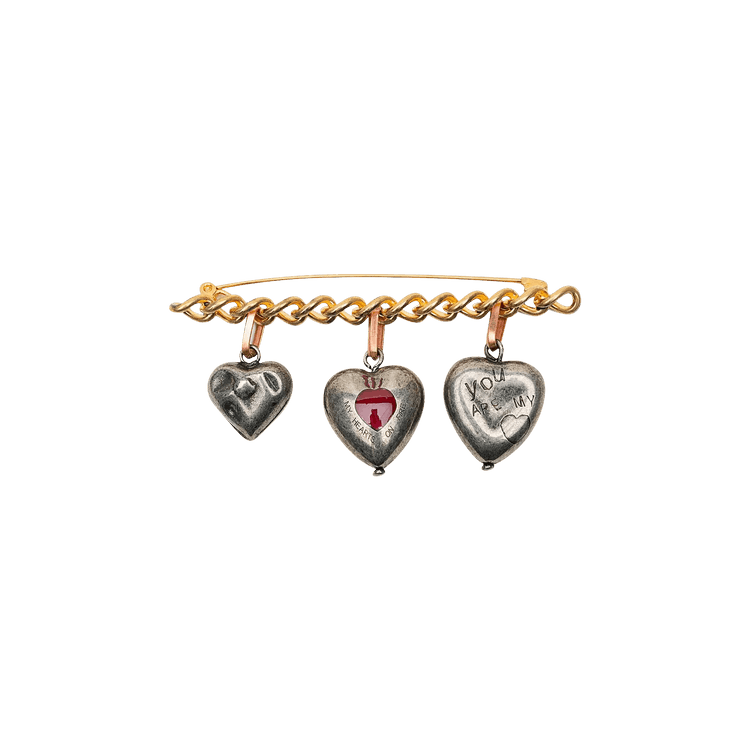Marni Heart Brooch 'Vintage Palladium' | GOAT