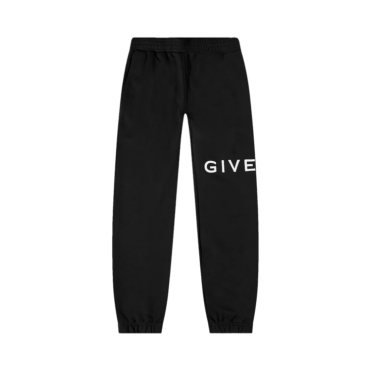 Buy Givenchy Embroidered Logo Sweatpants 'Black' - BM51353Y78 001 | GOAT