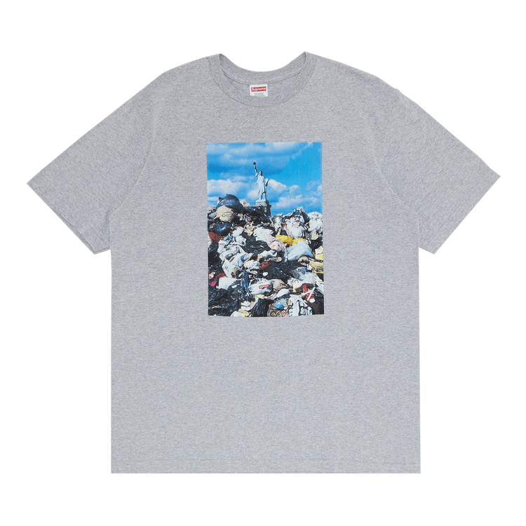 Supreme Trash Tee 'Heather Grey' | GOAT