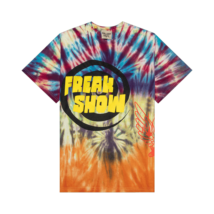 Gallery Dept. Freak Show Tee 'Tie Dye' | GOAT