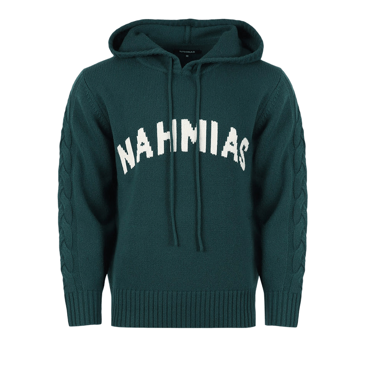 Nahmias Intarsia Hoodie 'Green' | GOAT