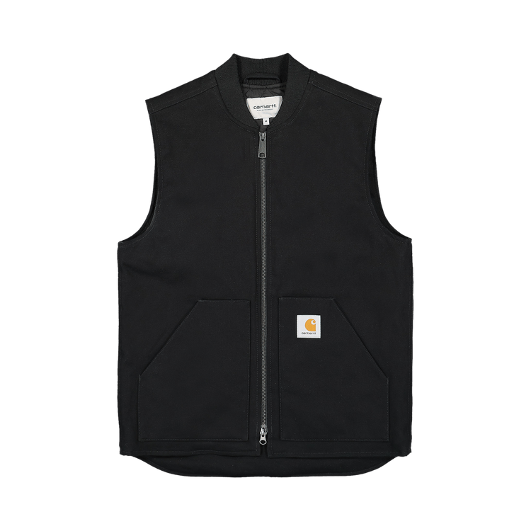 Carhartt WIP Rigid Vest 'Black Rinsed' | GOAT UK