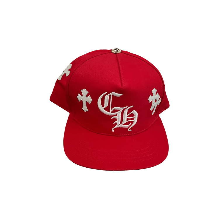 Buy Chrome Hearts Cross Patch Snapback 'Red' - 1383 100000701CPBH RED ...