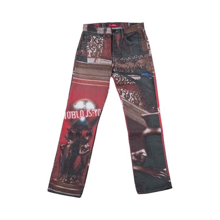 Buy Supreme Scarface The World Is Yours 5-Pocket Jeans 'Multi' - FW17P7 ...