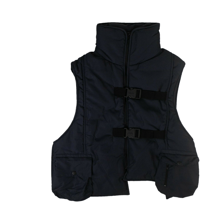 A-Cold-Wall* Puffer Buckle Vest 'Navy' | GOAT