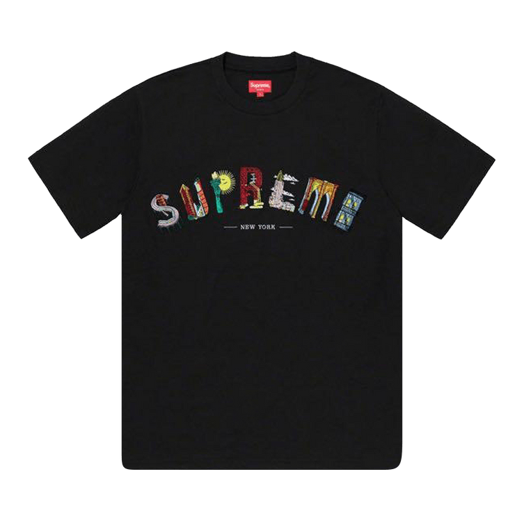 Buy Supreme City Arc Tee 'Black' - SS19KN74 BLACK | GOAT